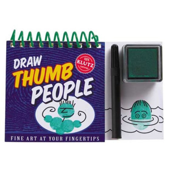 Klutz Press | Toys | Set Of Three Draw Thumb People Fine Art At Your ...